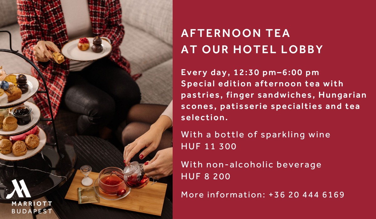 Afternoon tea at Budapest Marriott Hotel | AmCham